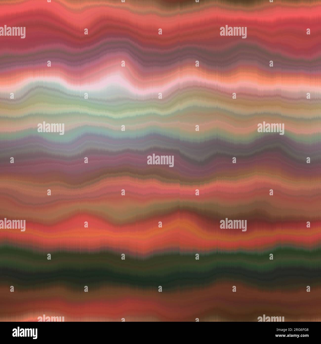 Vibrant tie dye wash stripe wave seamless pattern. Blurry fashion ...