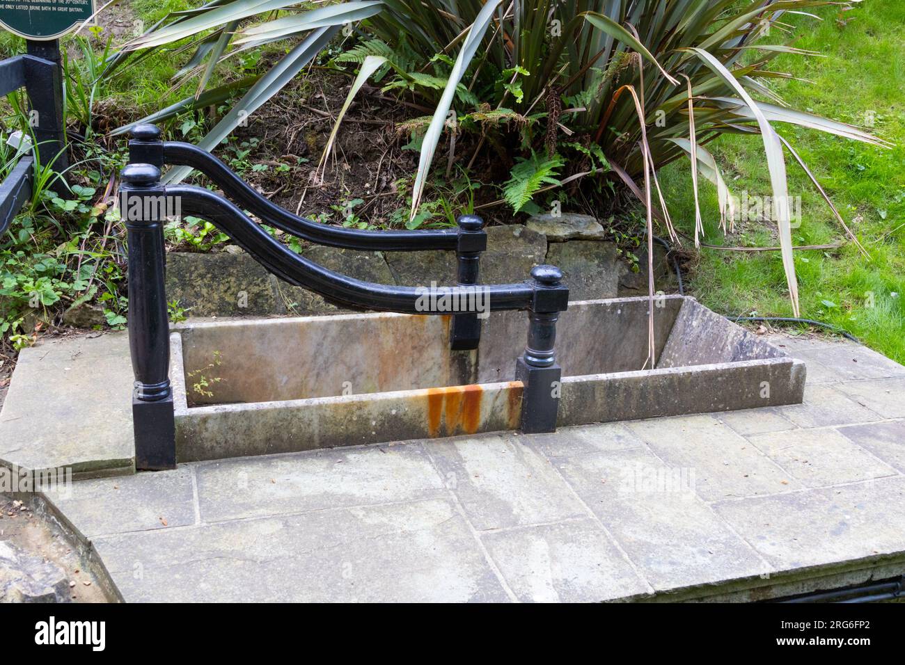 Victorian hot brine bath, shanklin chine, iow, uk Stock Photo - Alamy