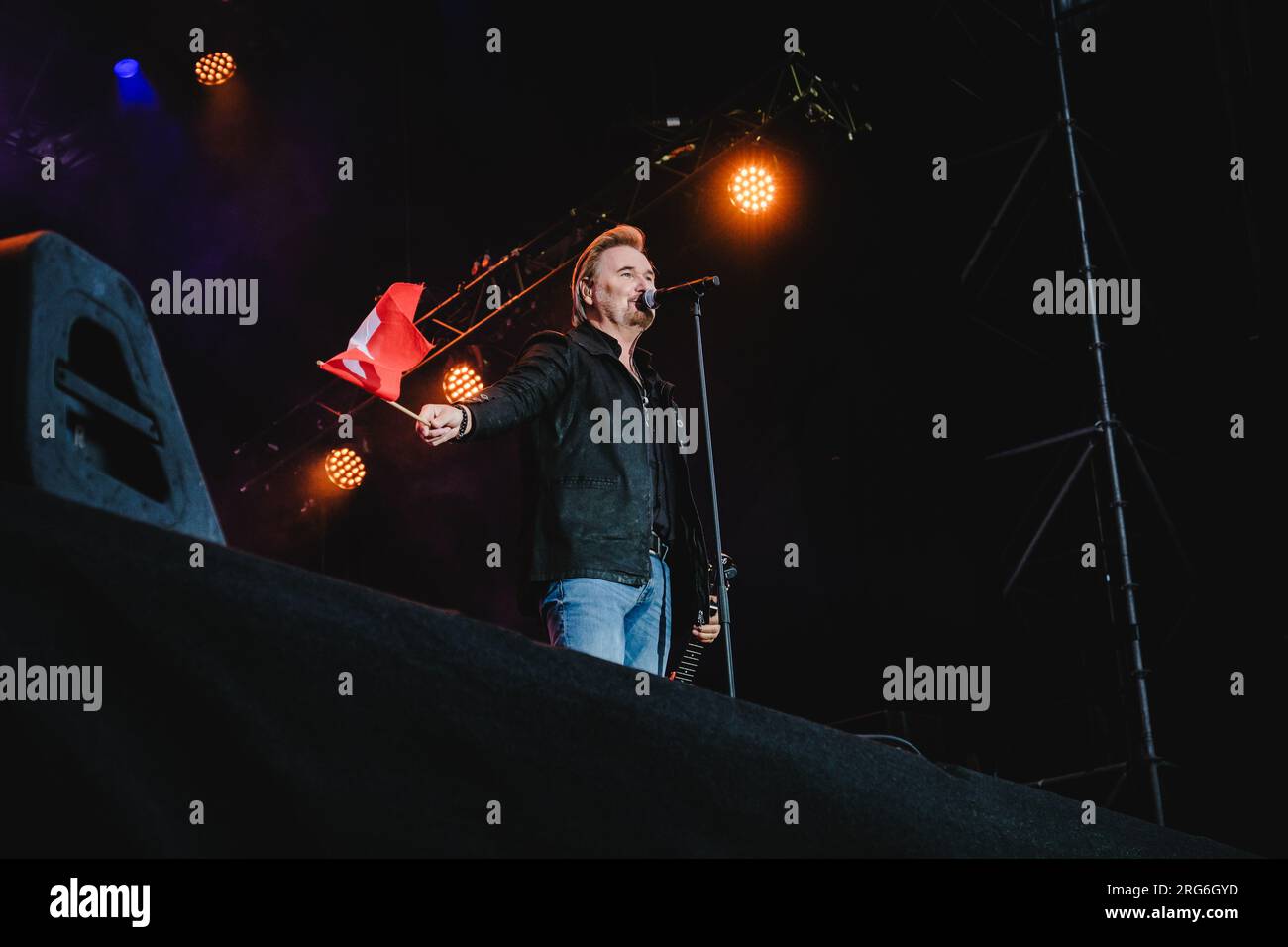 Flumserberg, Switzerland. 31st, July 2023. The Austrian schlager singer ...