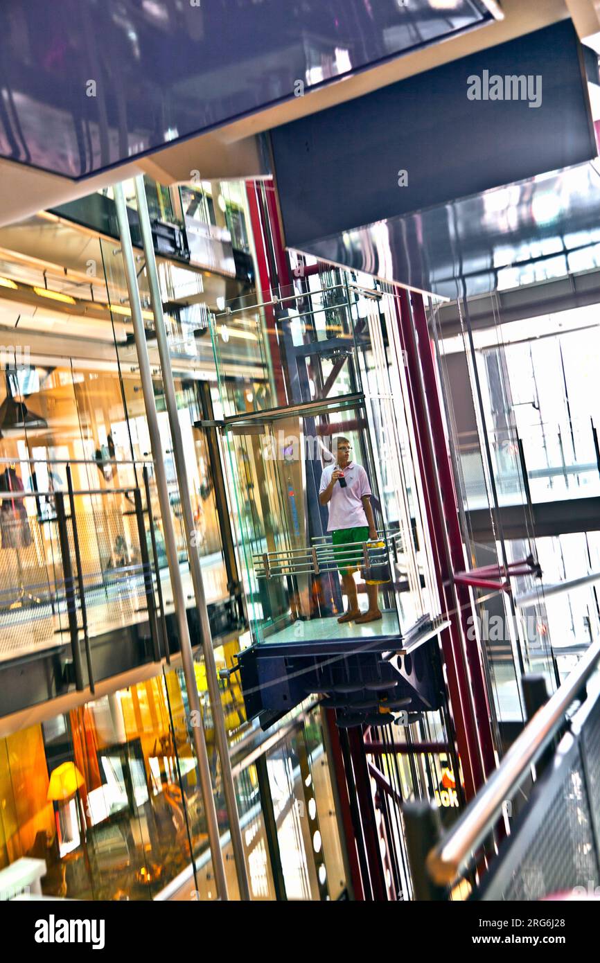 FRANKFURT, GERMANY - AUGUST 21: Inside the Zeilgalerie on August 21 ...