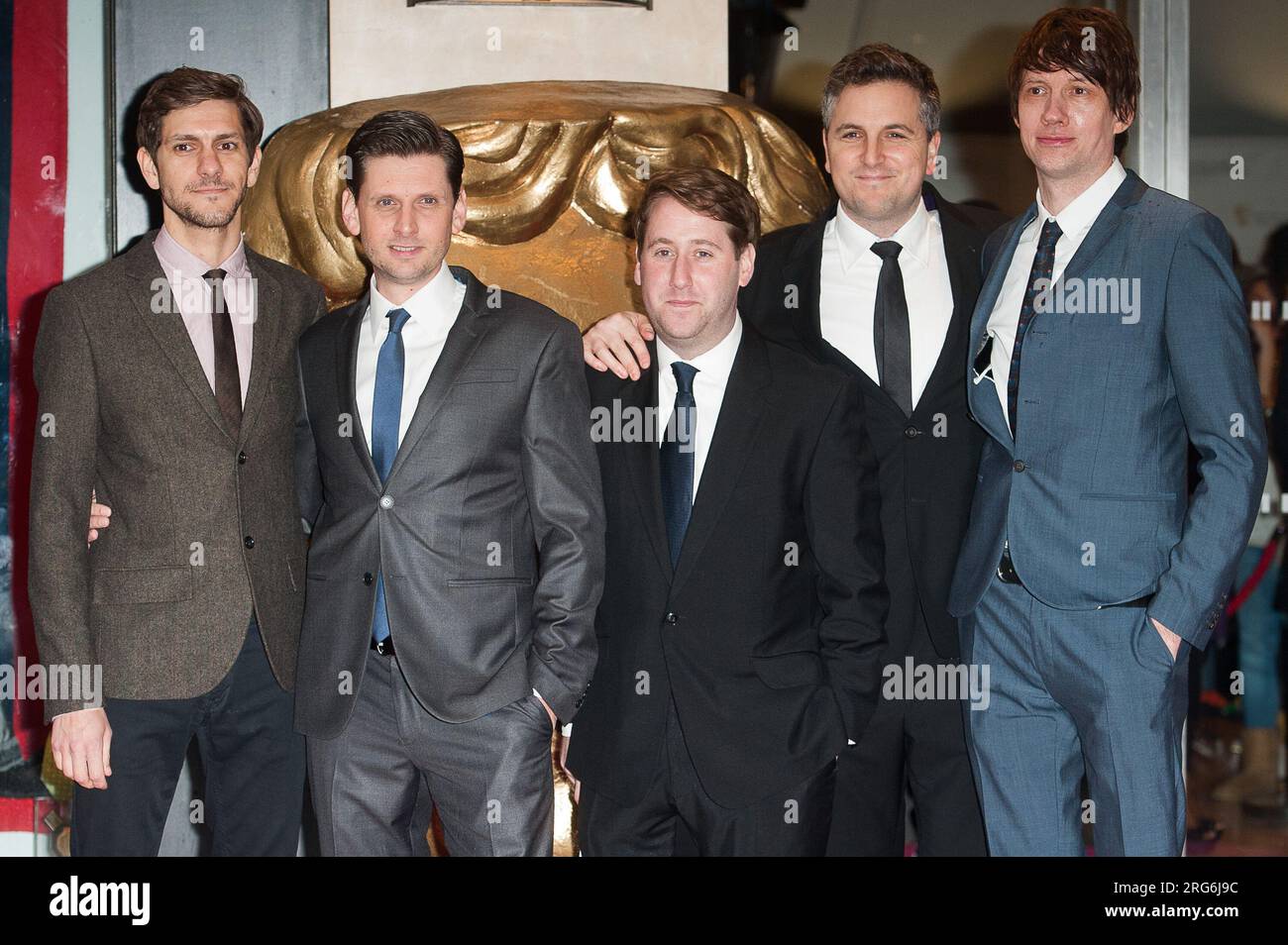 London, UK. Matthew Baynton, Larry Rickard, Jim Howick, Ben Willbound ...