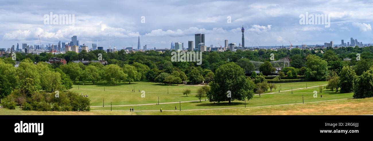 Aerial view london greenery hi-res stock photography and images - Alamy