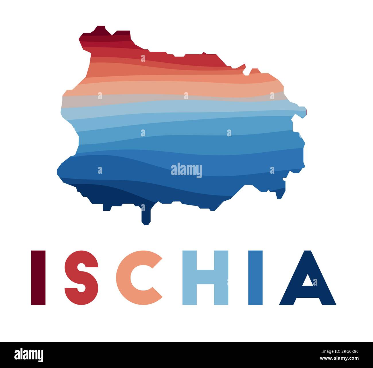 Ischia island map hi-res stock photography and images - Alamy