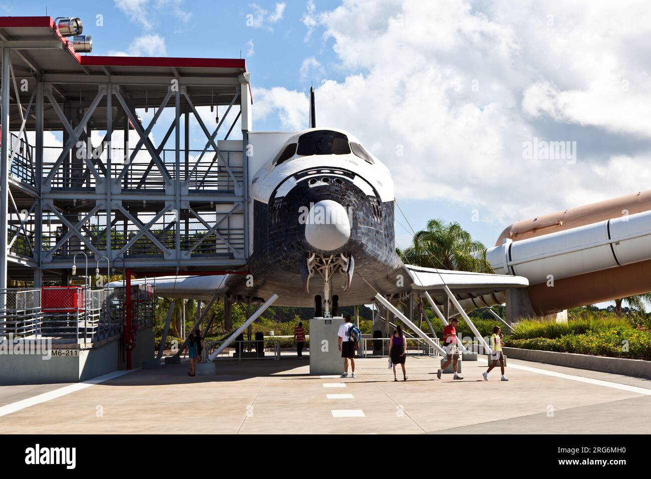 ORLANDO, USA - JULY 25: The original space shuttle Explorer standing at Kennedy Space Center ...
