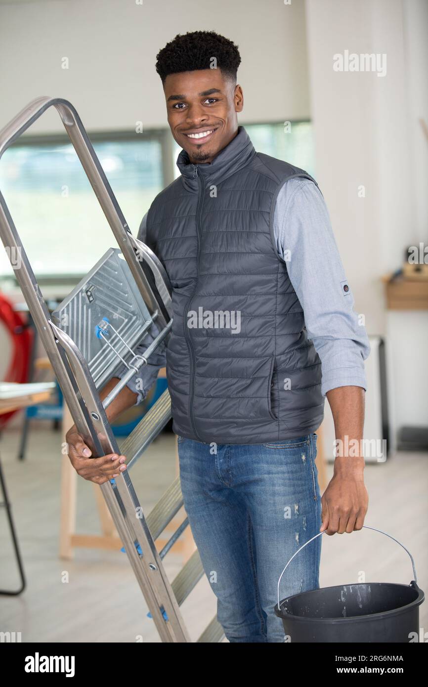 Folded stepladder hi-res stock photography and images - Alamy