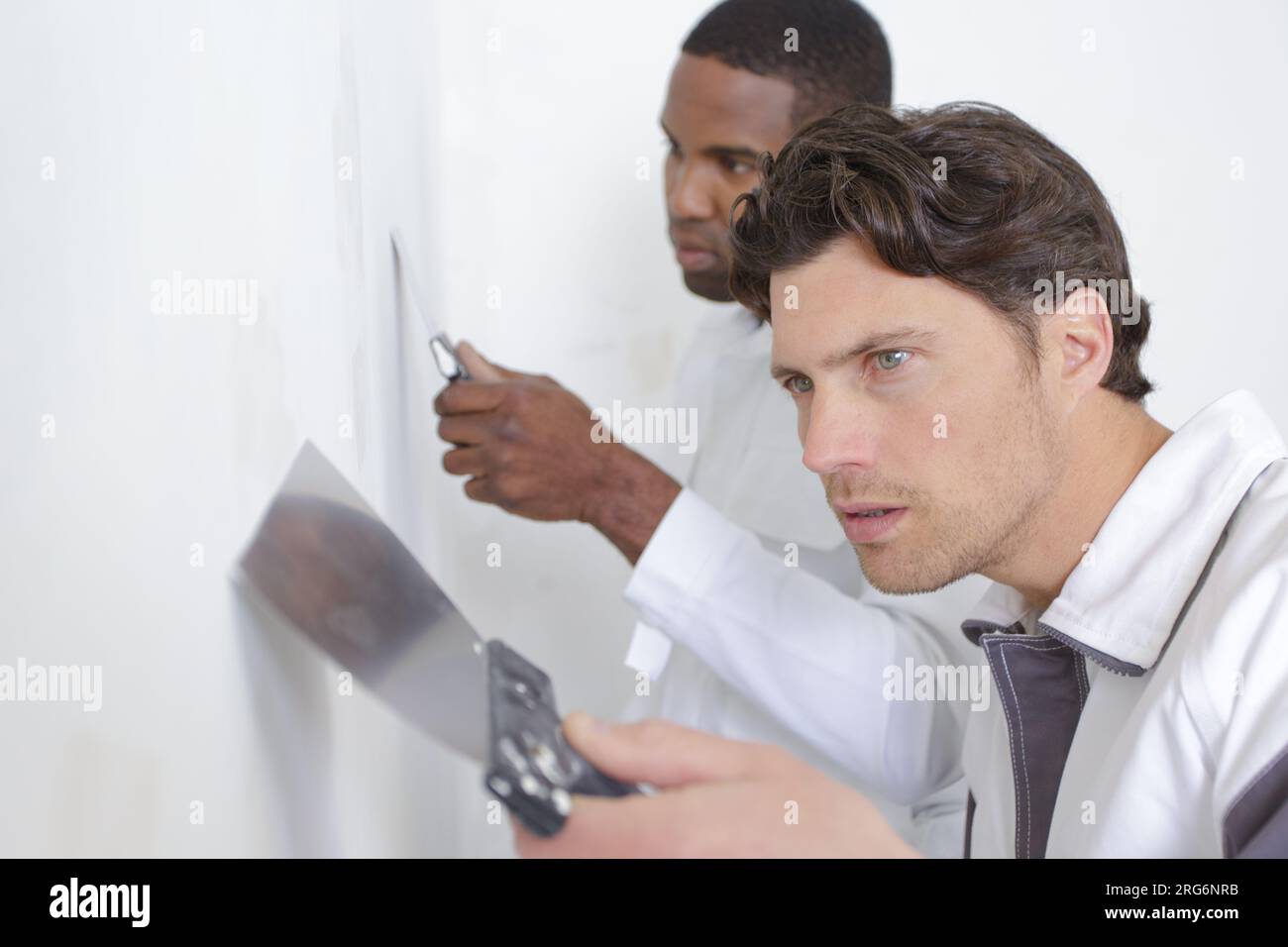 Interior construction workers hi-res stock photography and images - Alamy