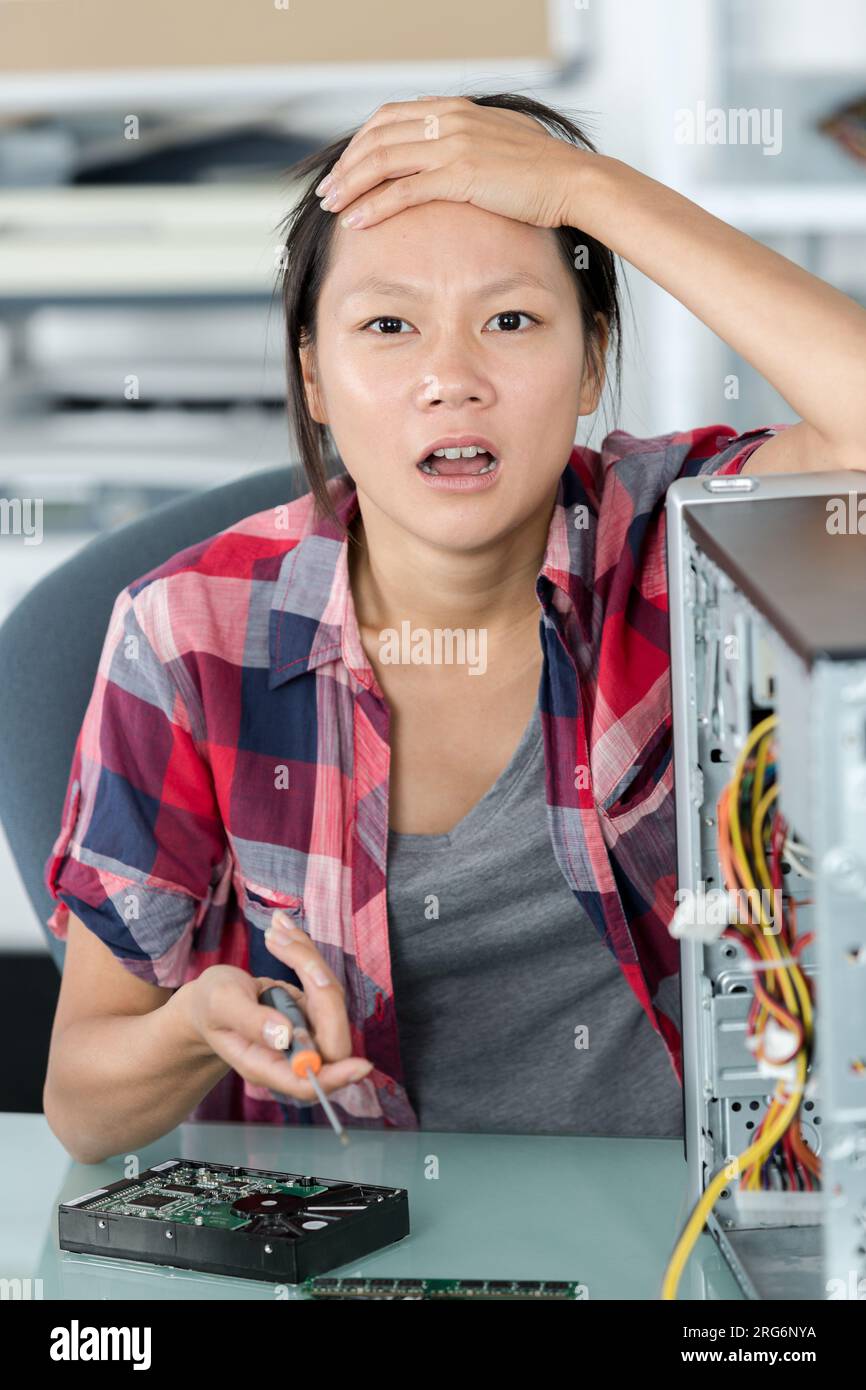 Frustrated woman humor hi-res stock photography and images - Alamy