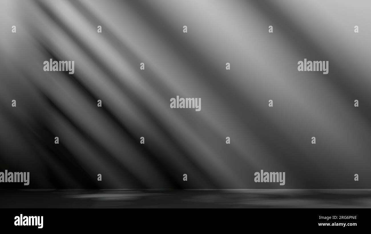 Diagonal shadows of blinds with light coming into the room GOBO light ...