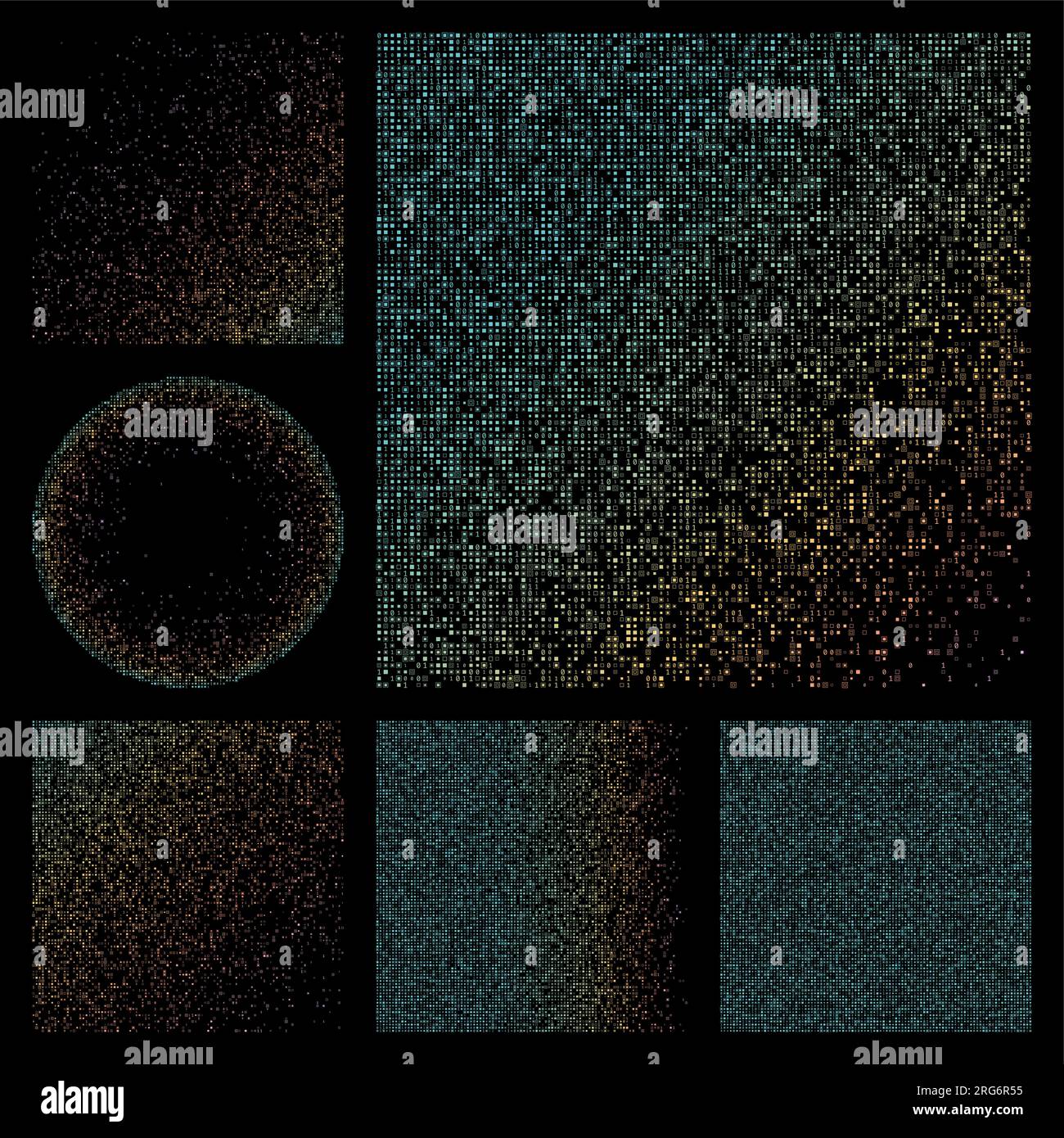 Abstract Matrix background. Pastel color theme backgrounds. Gradiented ...