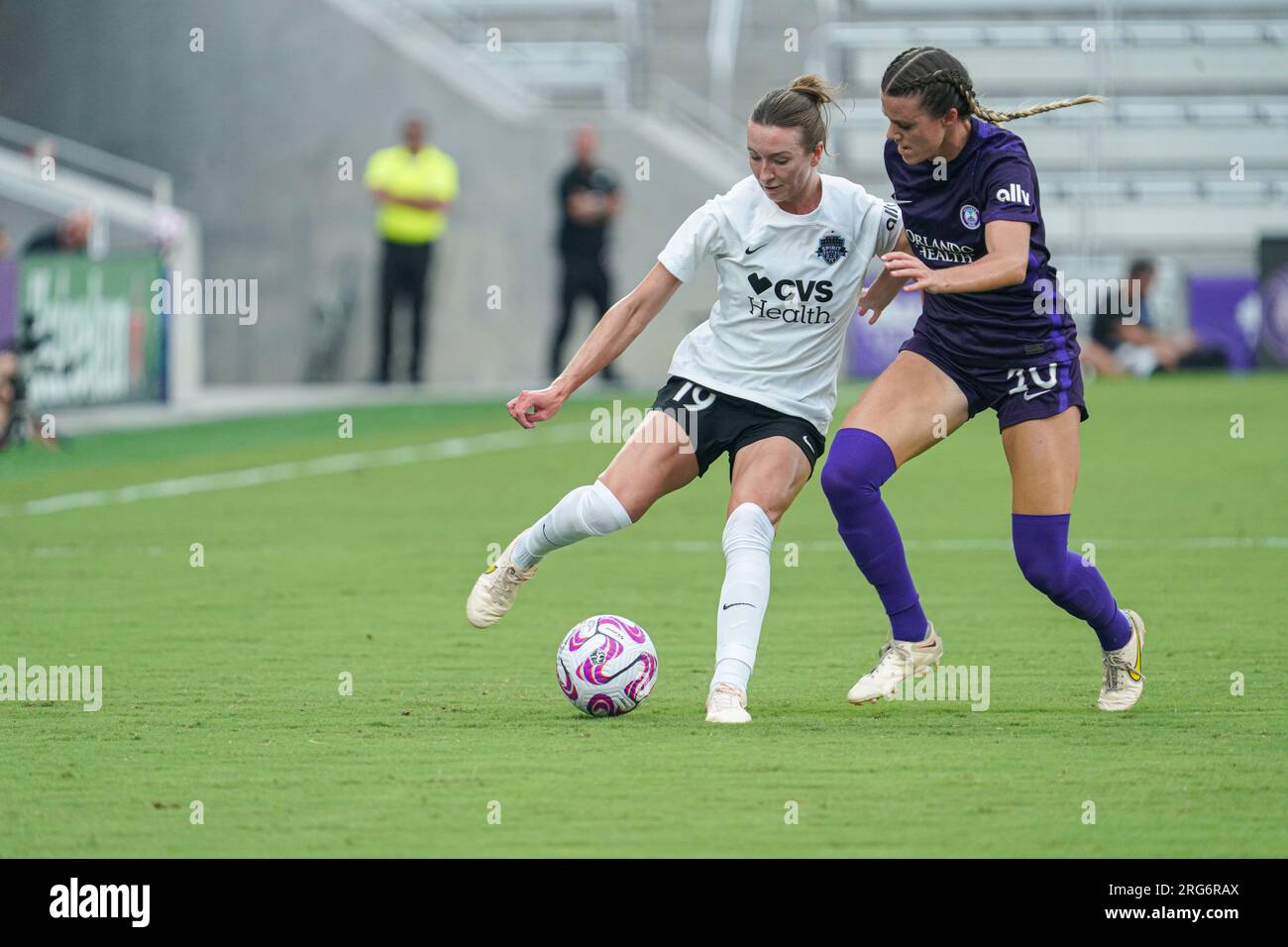 Orlando, Florida, USA, August 4, 2023, Washington Spirit Midfielder ...