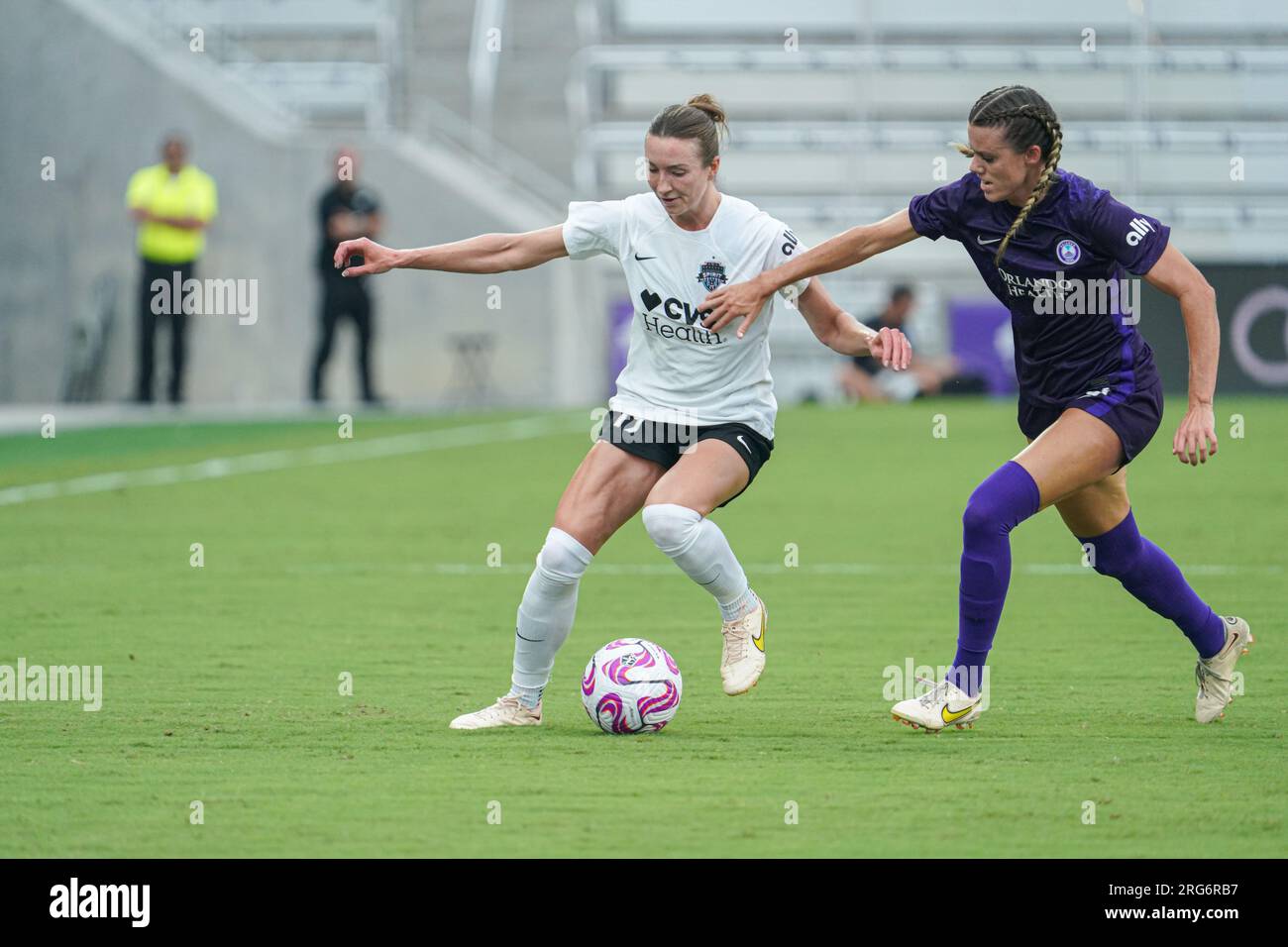 Orlando, Florida, USA, August 4, 2023, Washington Spirit Midfielder ...