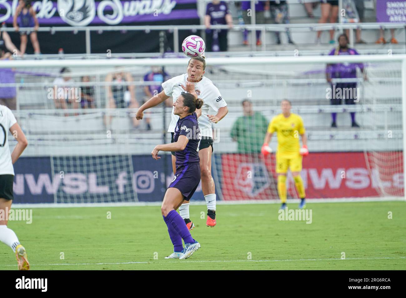 Orlando, Florida, USA, August 4, 2023, Washington Spirit player Amber ...