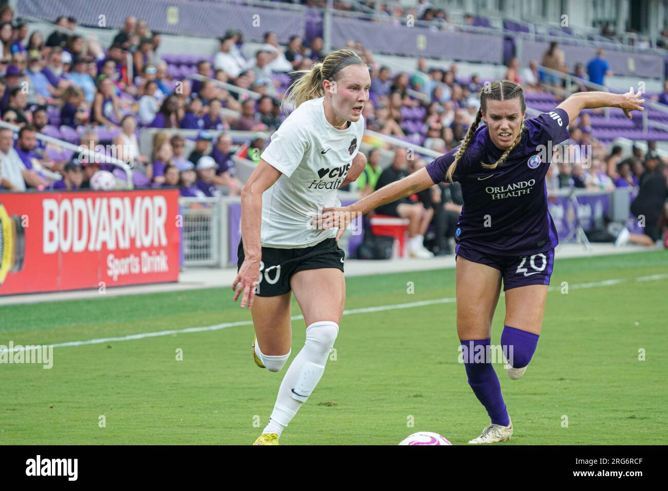 Orlando, Florida, USA, August 4, 2023, Orlando Pride Midfielder Julie ...