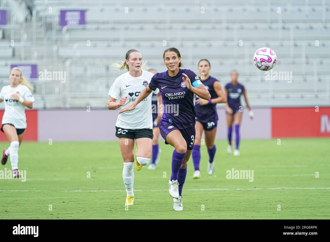 Orlando, Florida, USA, August 4, 2023, Orlando Pride player Sam Staab ...