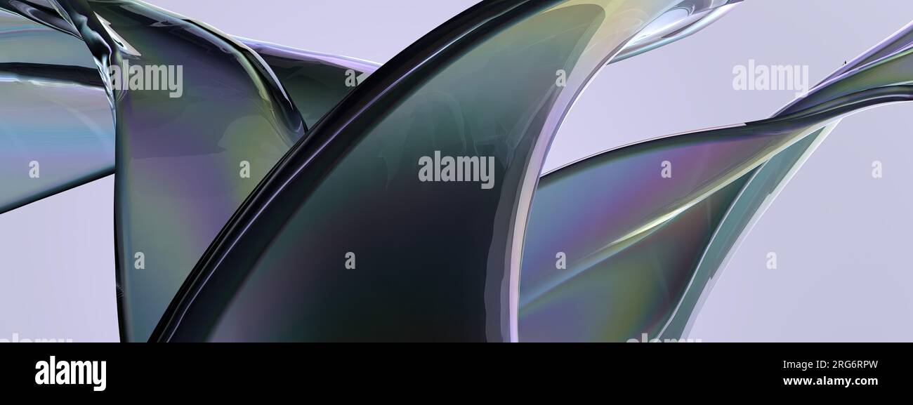 A background of an Elegant and Modern 3D Rendering image with twisting ...