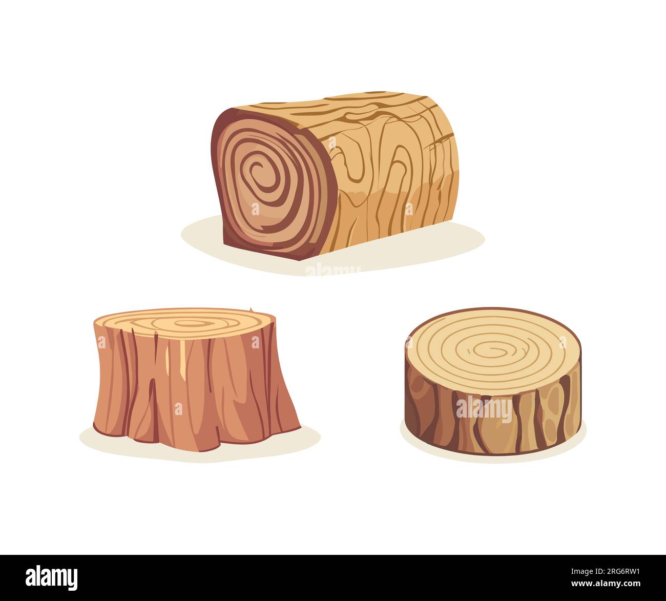 Set of wood vector illustration Stock Vector Image & Art - Alamy