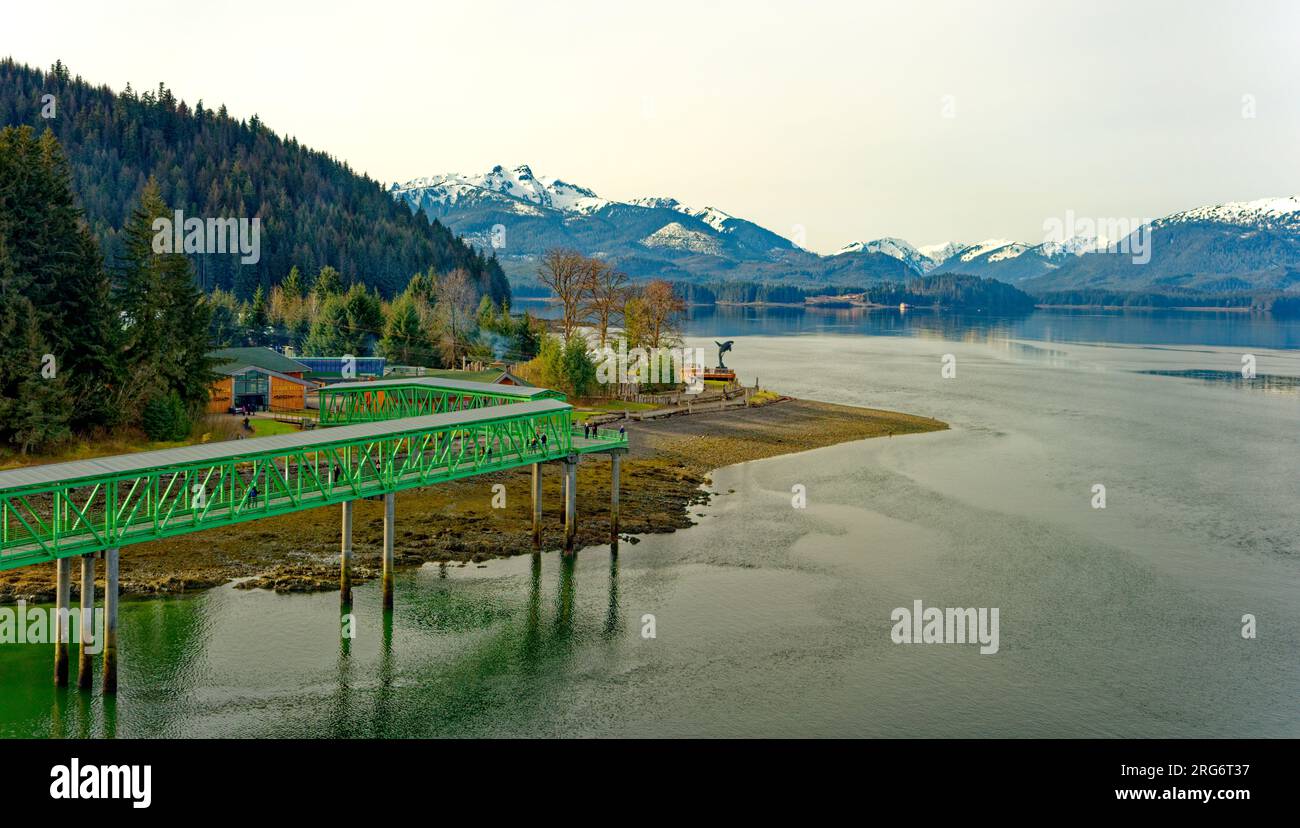 ICY STRAIT, ALASKA - May 9, 2023: The Icy Strait is a strait in the ...