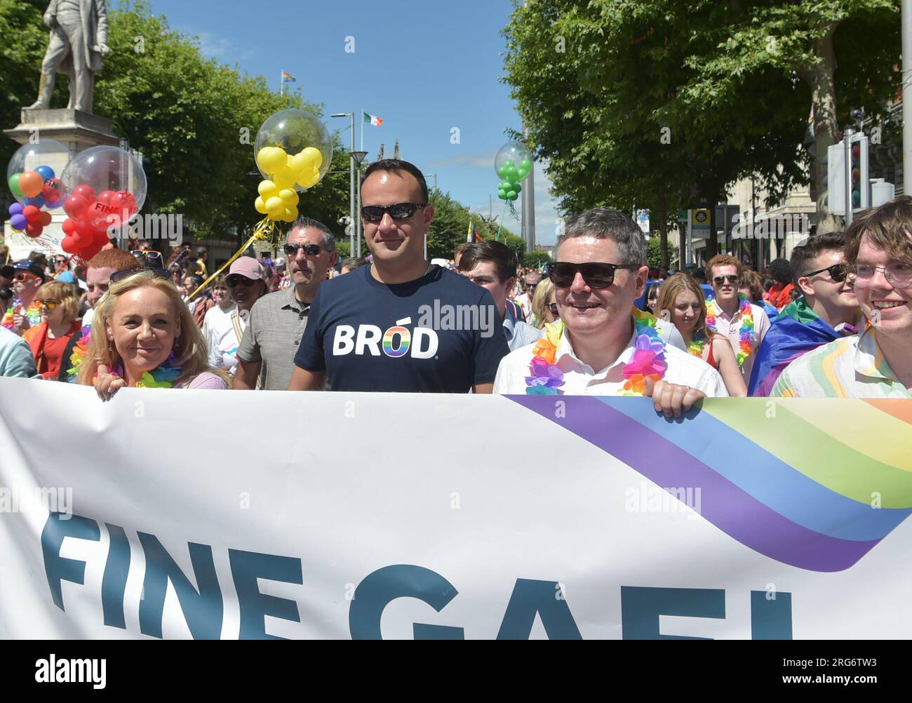 Irish Prime Minsister Leo Varadkar attends Dublin Pride Parade ...