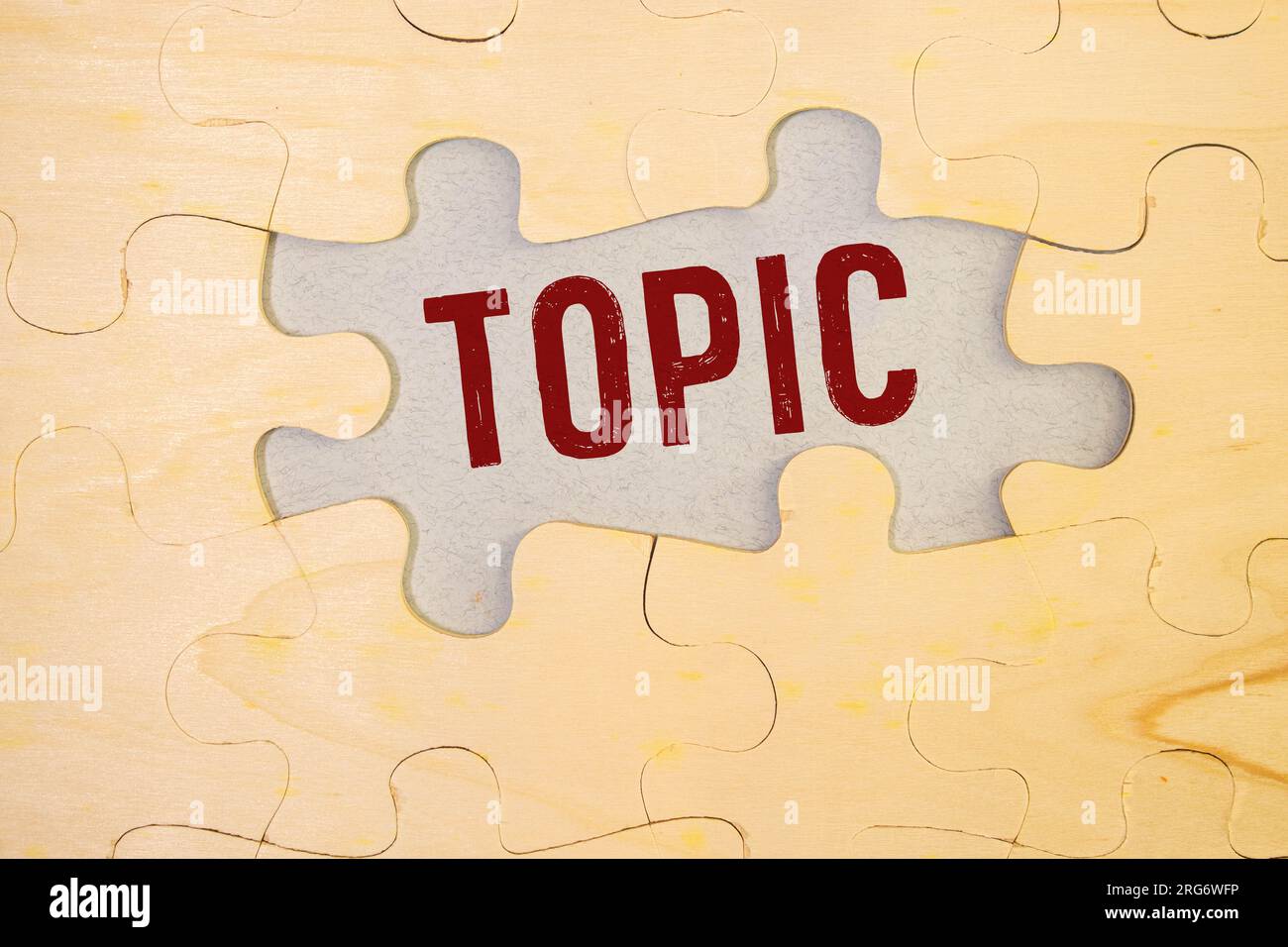 Topics text written on a diary Stock Photo - Alamy