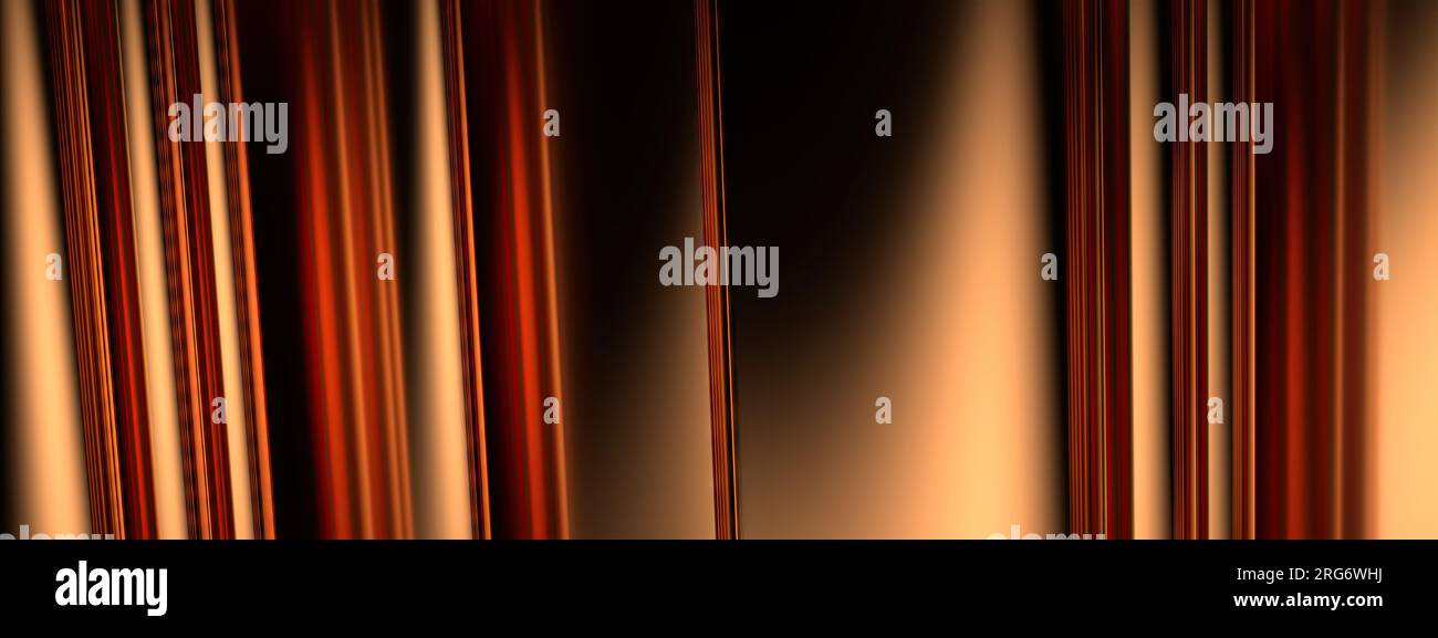 Vertical stripes on the box bronze metallic Elegant and Modern 3D ...