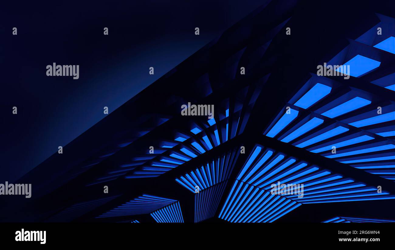 A background of an Elegant and Modern 3D Rendering image in blue and ...