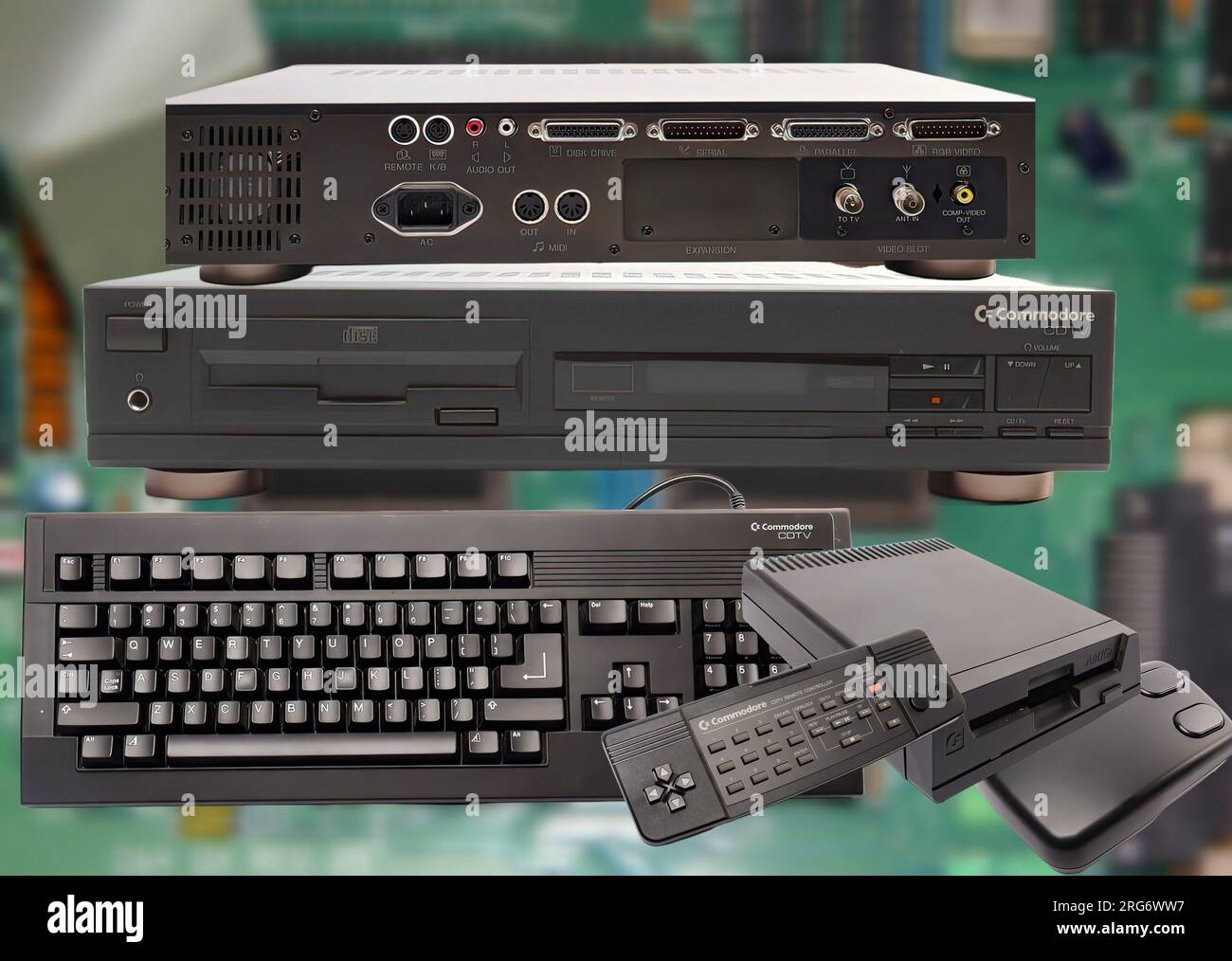 The Commodore CDTV is a home media console for entertainment and video ...