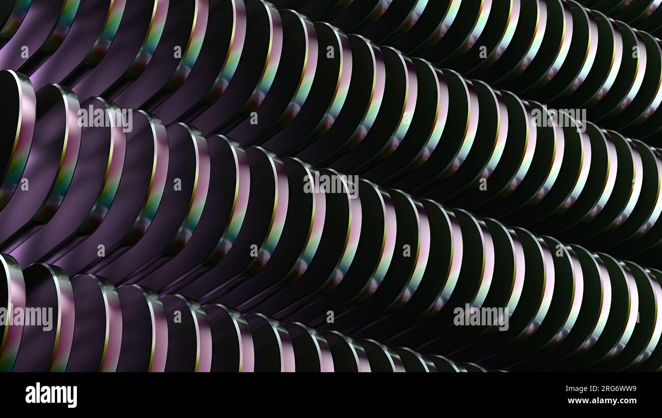 Elegant and Modern 3D Rendering image background of purple many metal ...