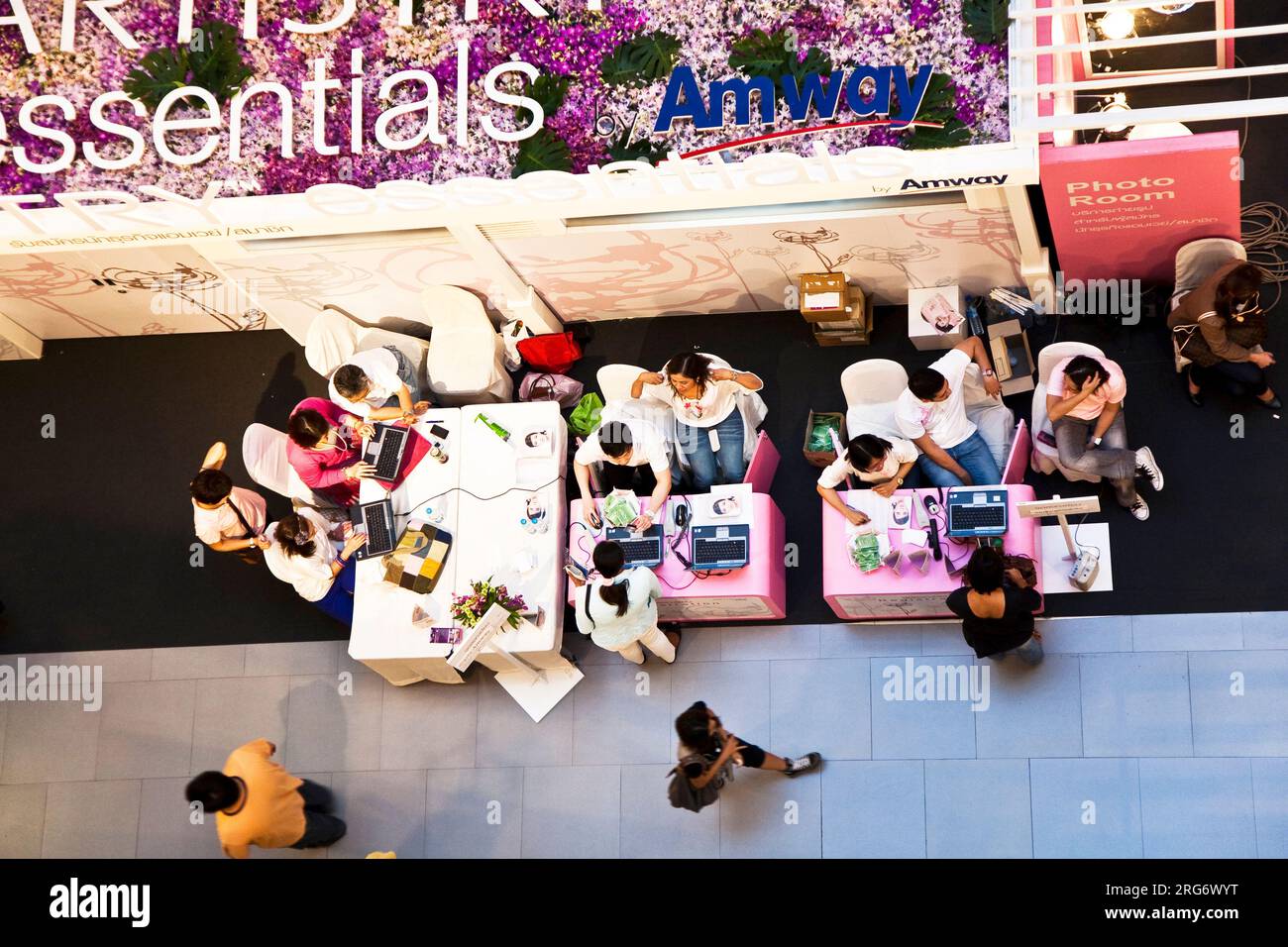BANGKOK, THAILAND - May 8: Shopping Mall Central World, Hostesses from ...