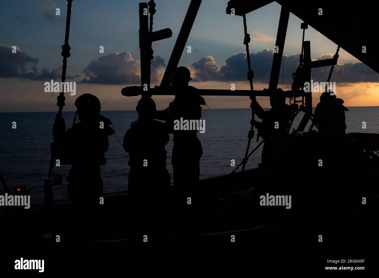 Sailors assigned to the world's largest aircraft carrier USS Gerald R ...