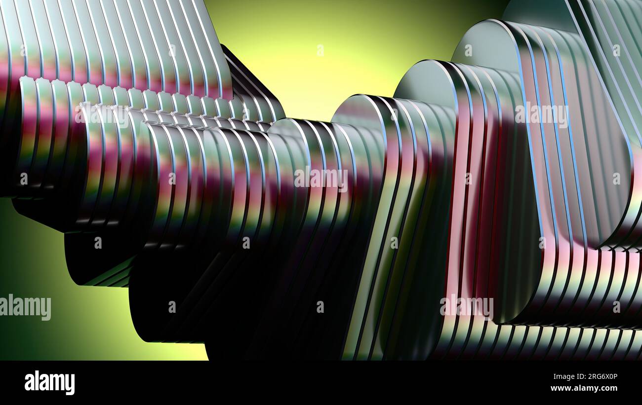 Elegant and Modern 3D Rendering image background of several overlapping ...