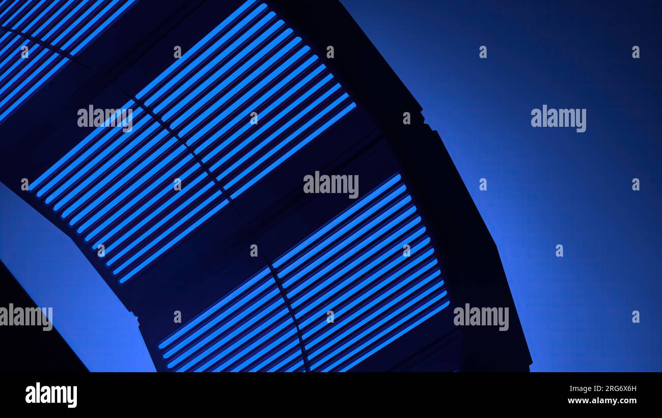 A background of an Elegant and Modern 3D Rendering image in dim ...