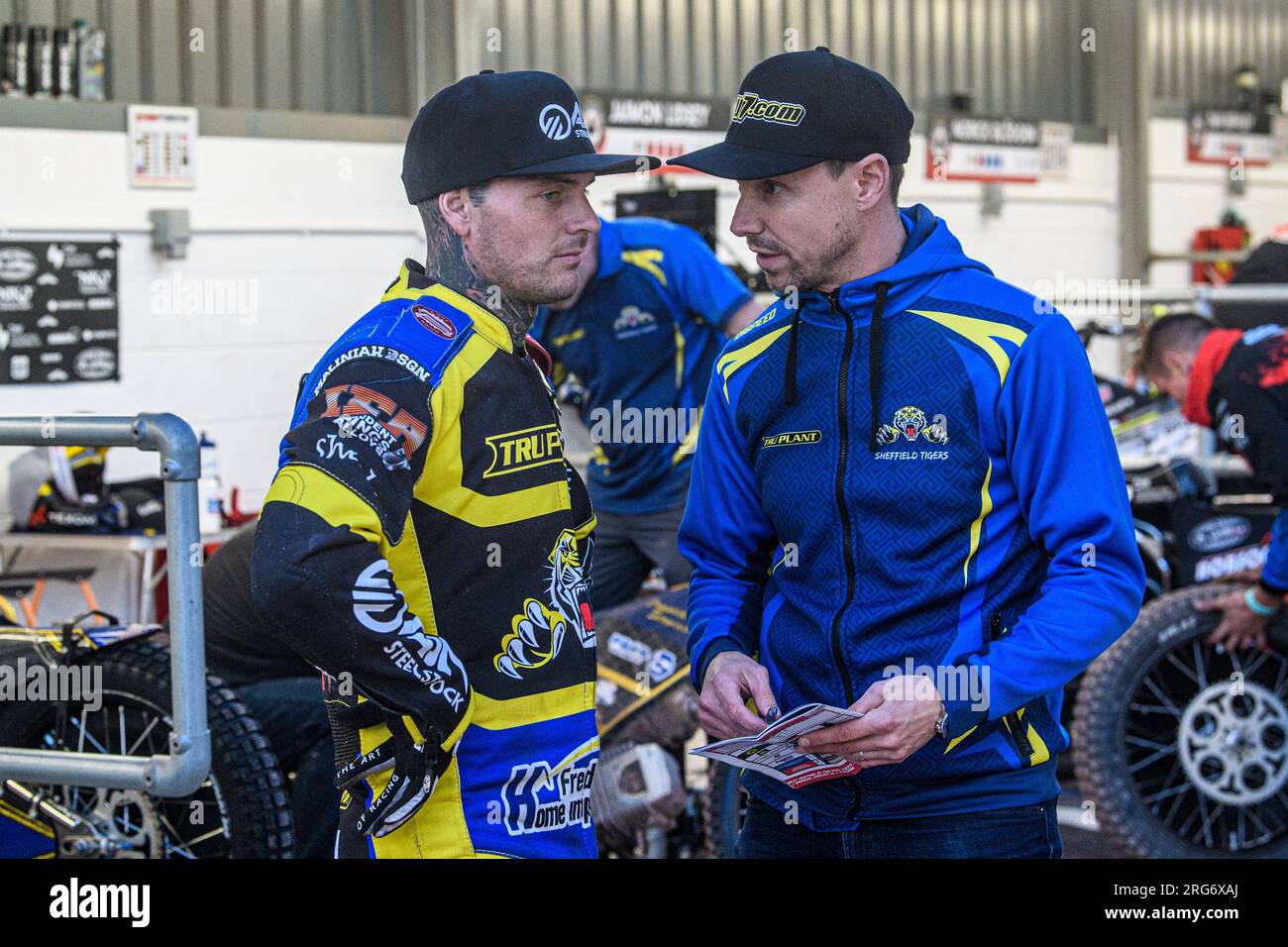 Sheffield truplant tigers team manager simon stead hi-res stock ...