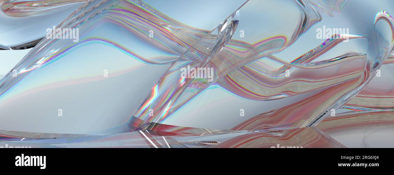 A modern art-like clear atmosphere with a glass Elegant and Modern 3D ...