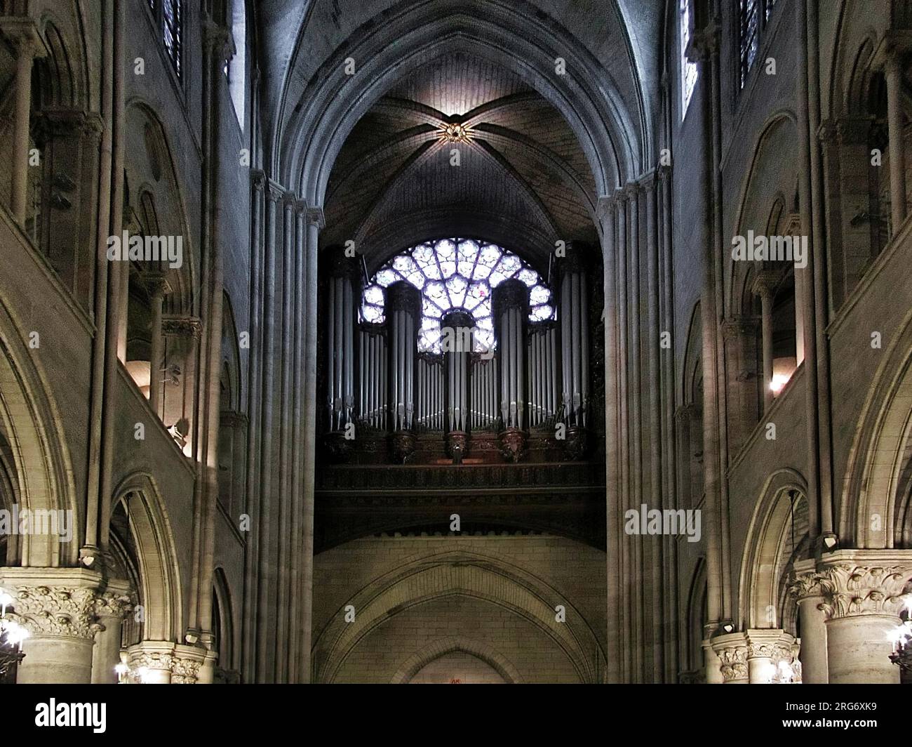 The magnificent interior of the Notre-Dame cathedral one of the most ...