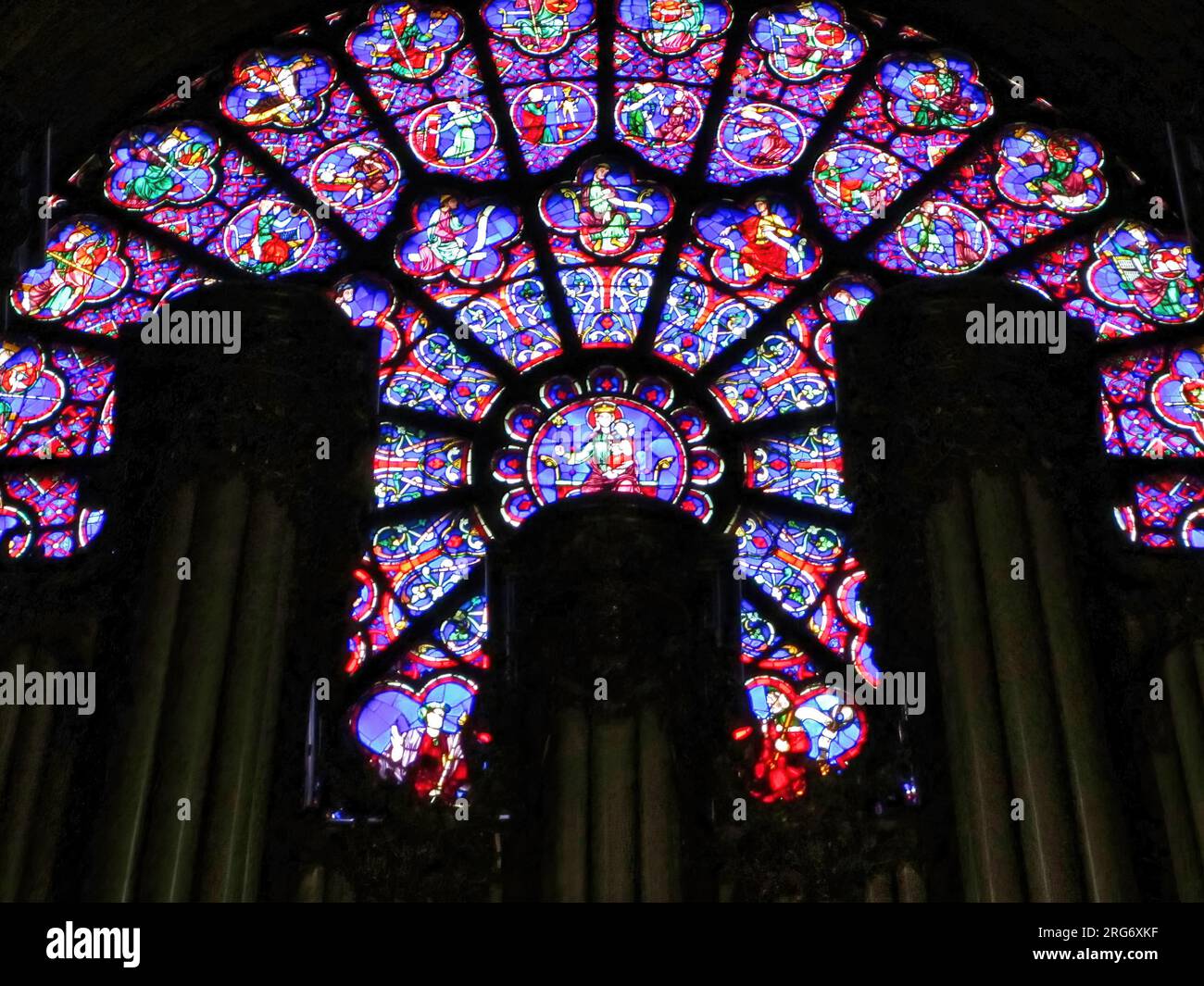 The magnificent interior of the Notre-Dame cathedral one of the most ...