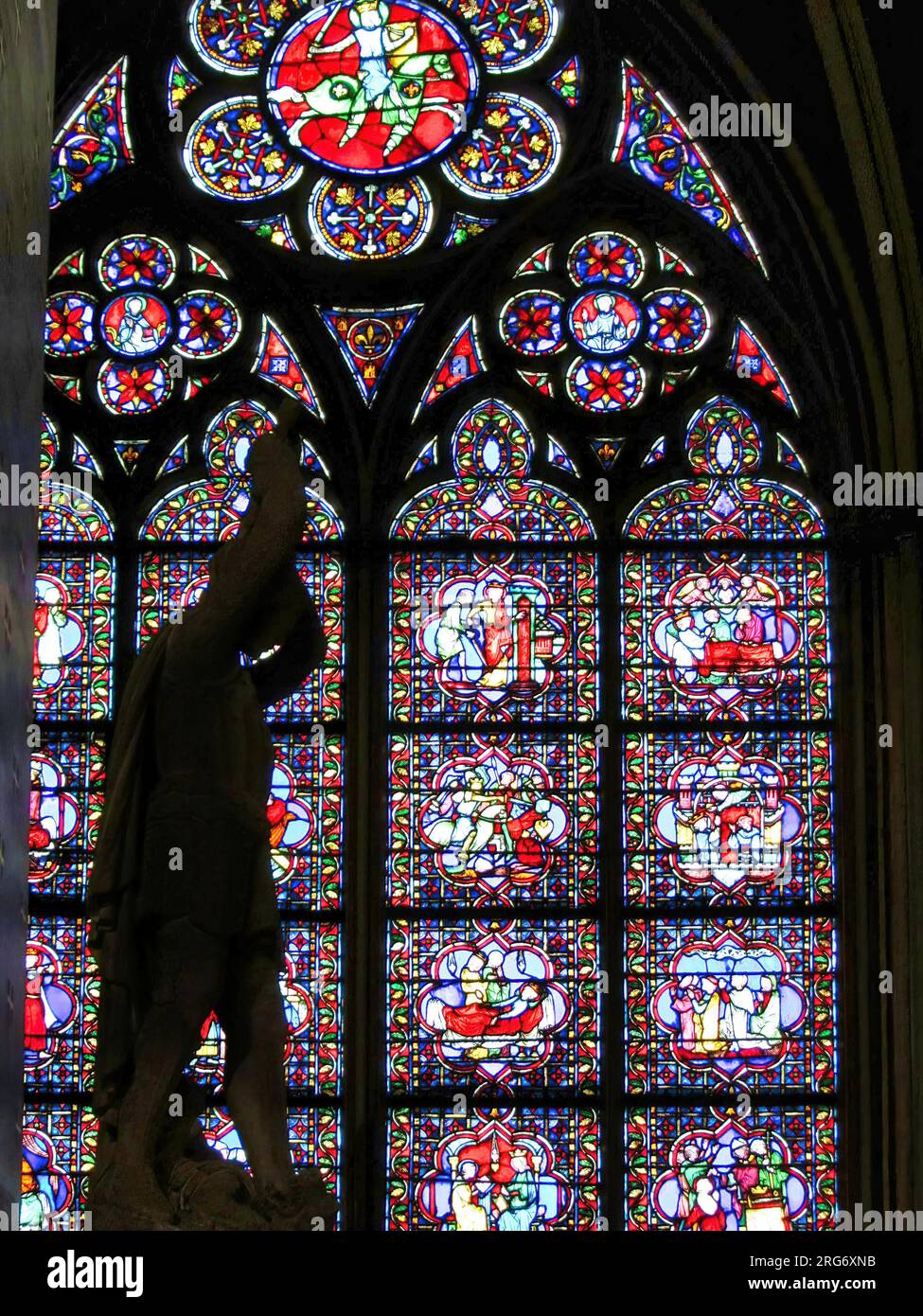 The magnificent interior of the Notre-Dame cathedral one of the most ...