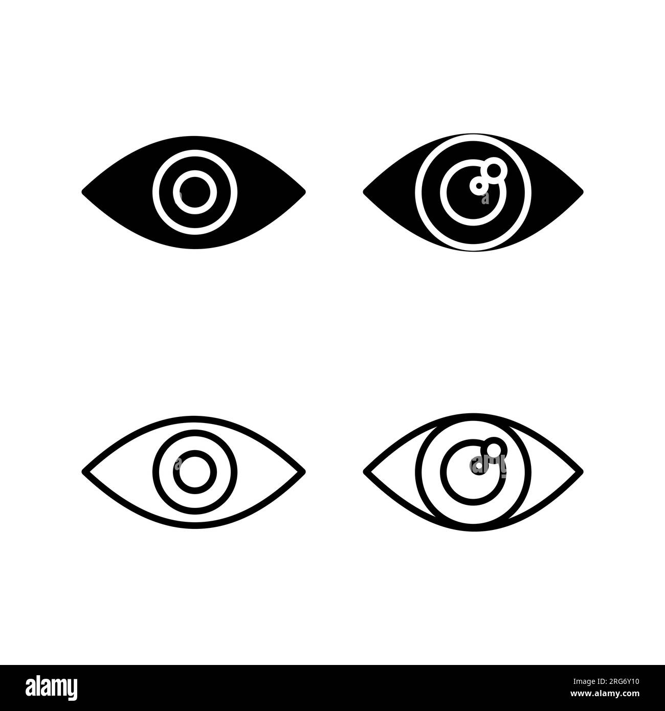 Eye icon. Look and Vision icon. Eye vector icon Stock Vector Image ...
