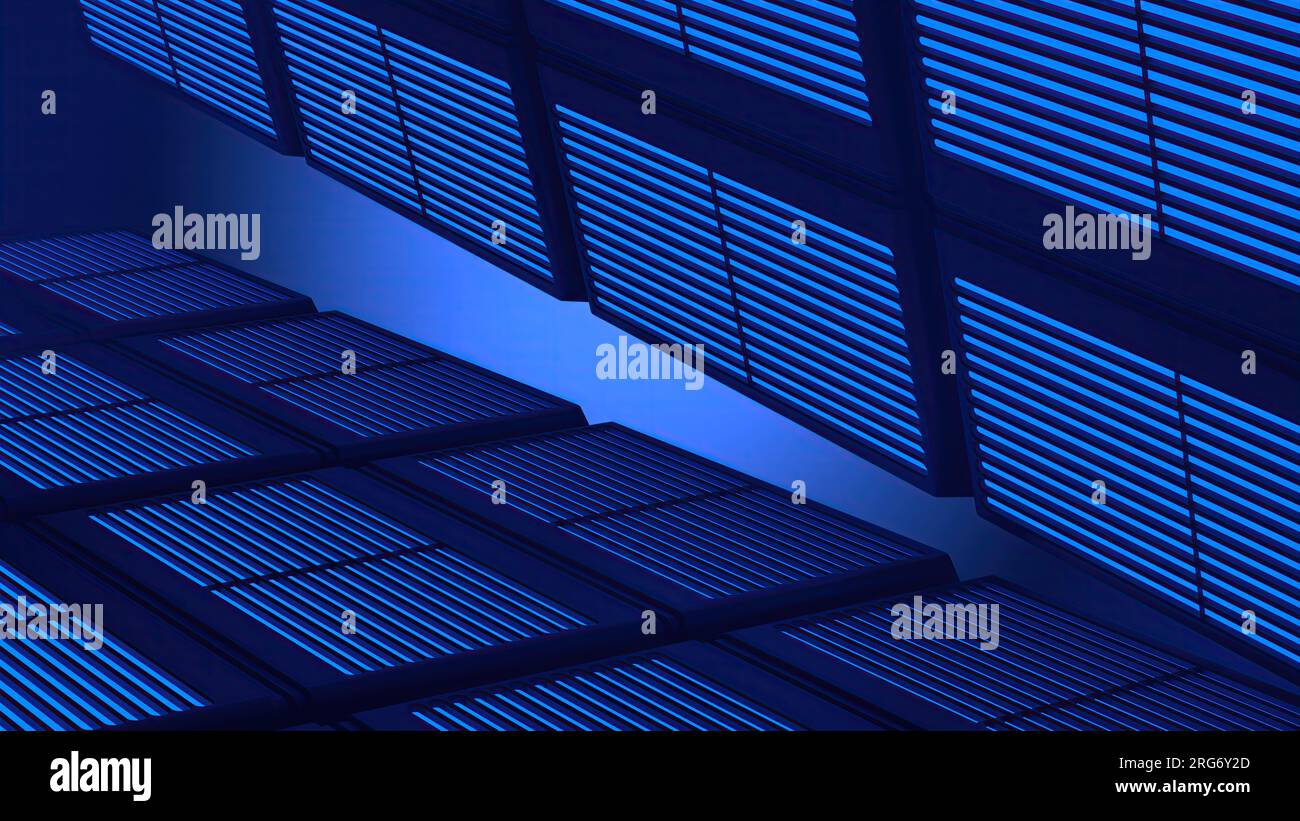 A background of an Elegant and Modern 3D Rendering image in blue and ...