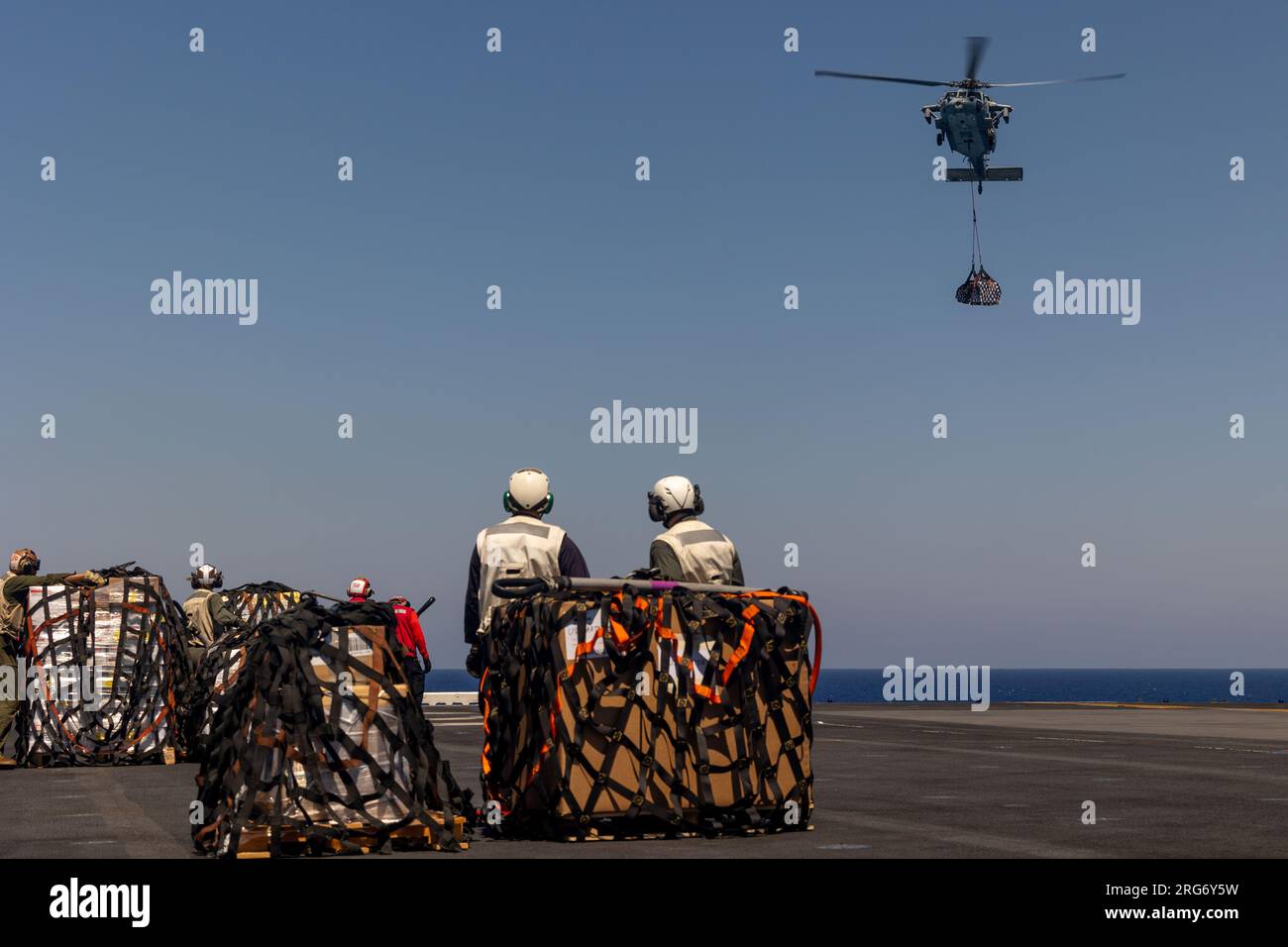 230804-N-VO895-1033 MEDITERRANEAN SEA (Aug. 4, 2023) An MH-60S Sea Hawk ...