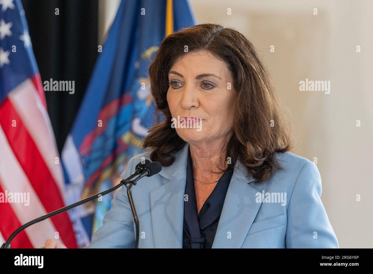 Harrison, United States. 07th Aug, 2023. Governor Hochul announced of ...