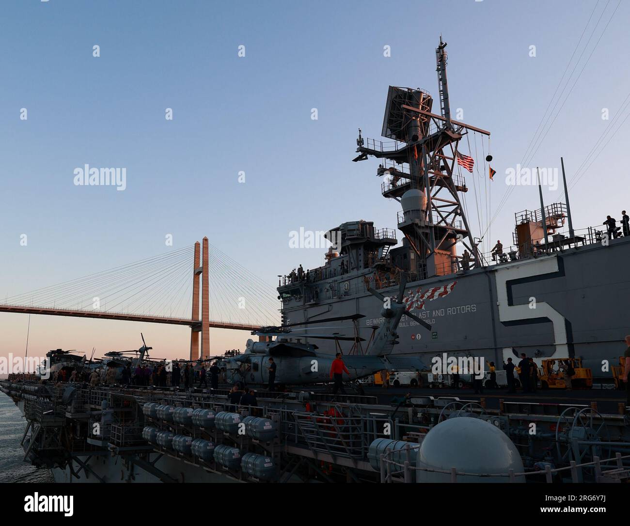 230806-N-OQ442-1088 SUEZ CANAL (Aug. 6, 2023) Amphibious assault ship ...