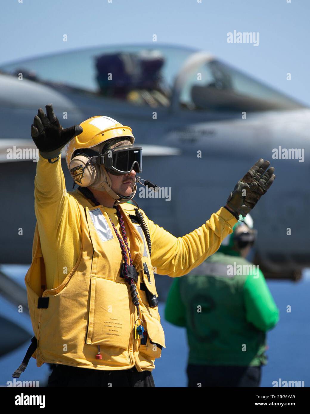 Aviation Boatswain's Mate (Handling) 2nd Class Trevor Prosser, from ...