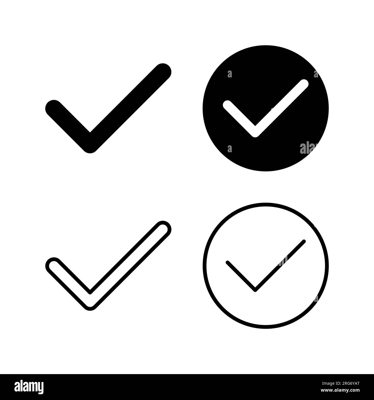 check icon vector. check mark icon. check list button icon Stock Vector Image & Art - Alamy