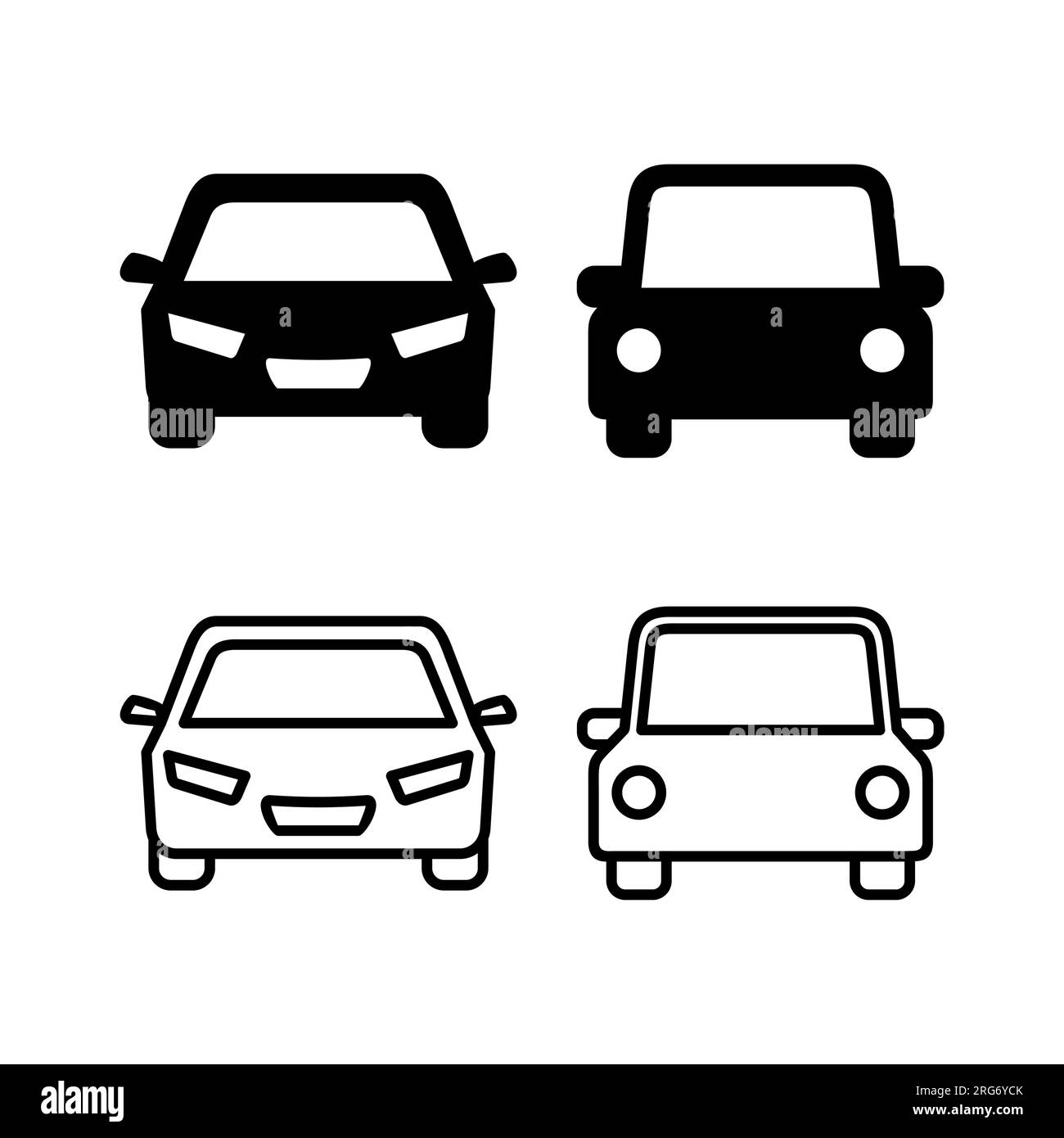Car icon vector. Car sign. sedan Stock Vector Image & Art - Alamy