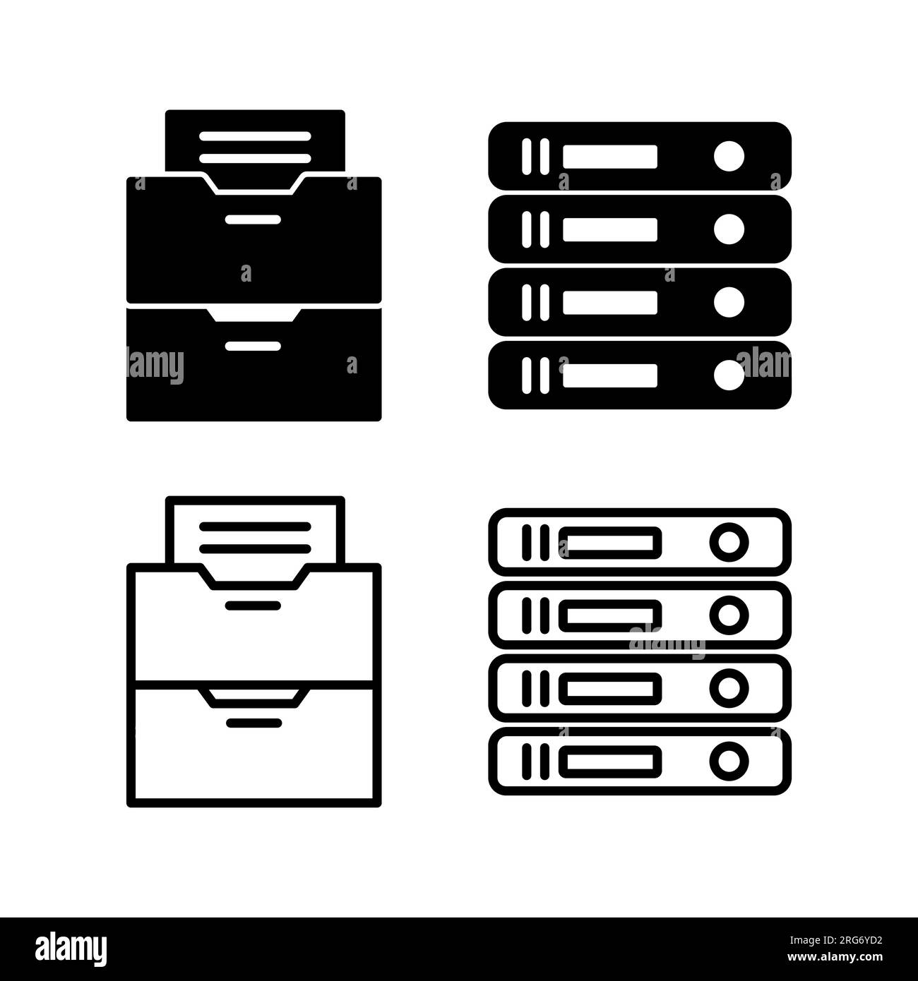 Archive icon vector. archive storage icon vector. folders icon Stock ...