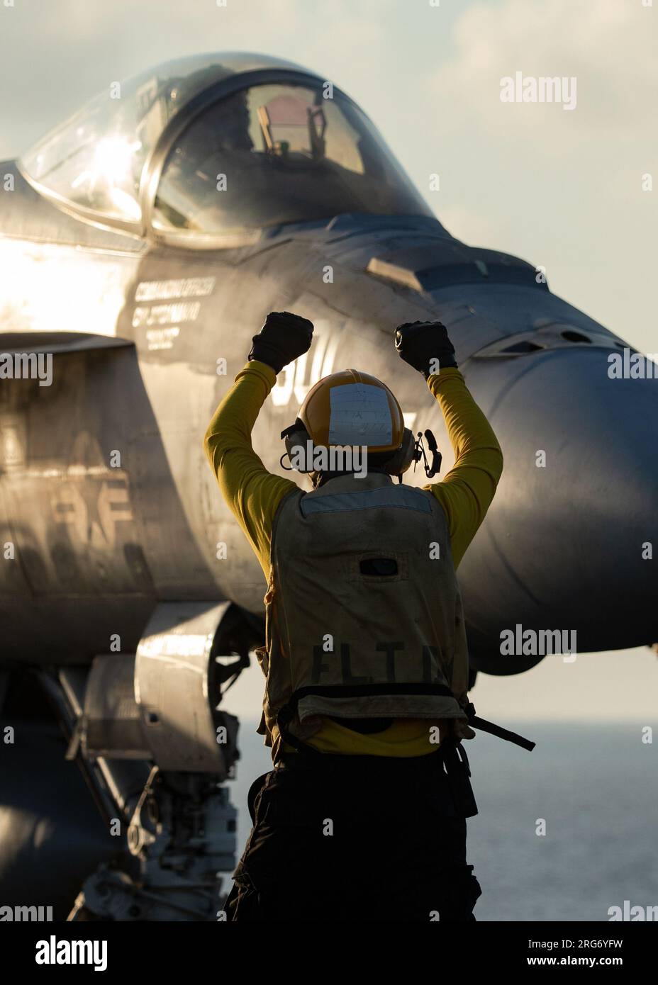 Aviation Boatswain's Mate (Handling) 2nd Class Bernard Glover, from Jacksonville, Florida ...