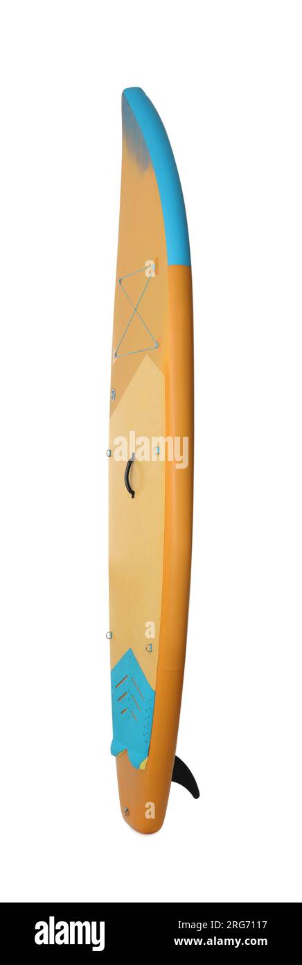 One SUP board isolated on white. Water sport Stock Photo - Alamy