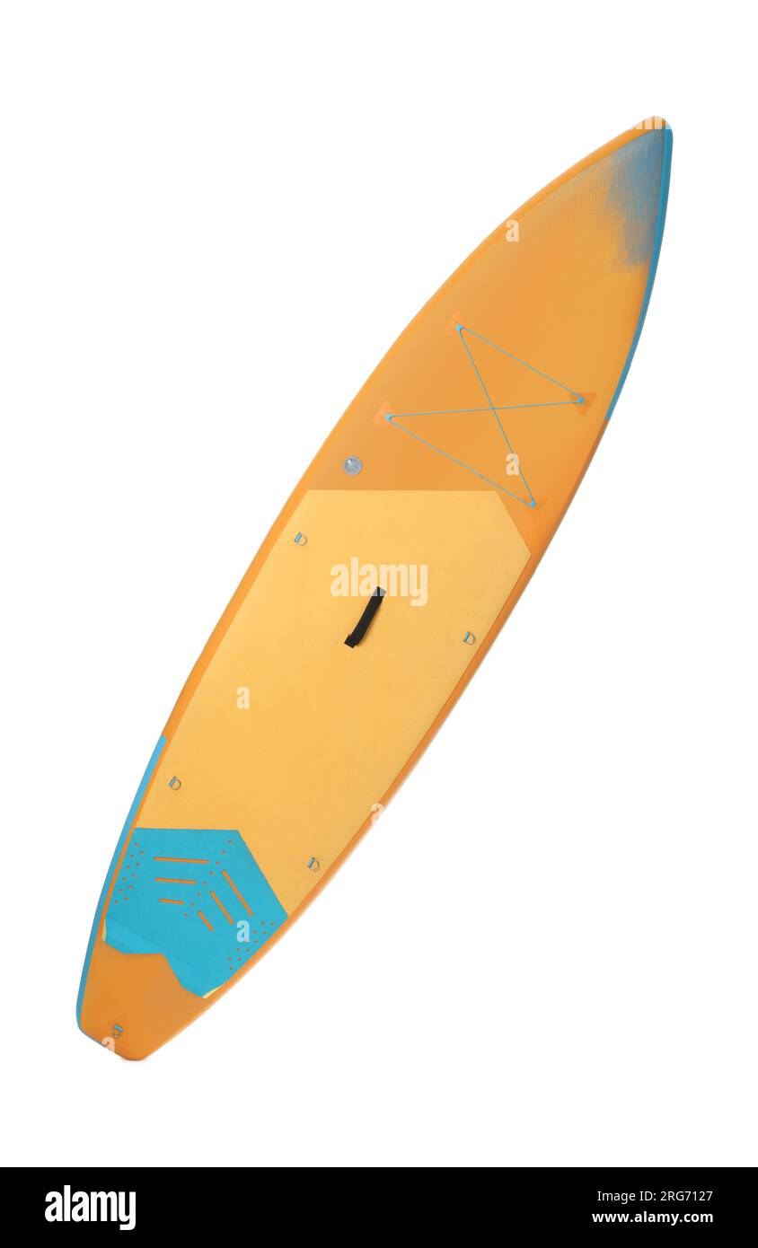 One SUP board isolated on white. Water sport Stock Photo - Alamy