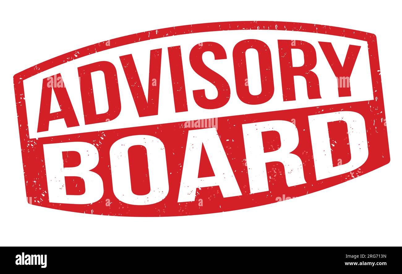 Advisory board grunge rubber stamp on white background, vector ...