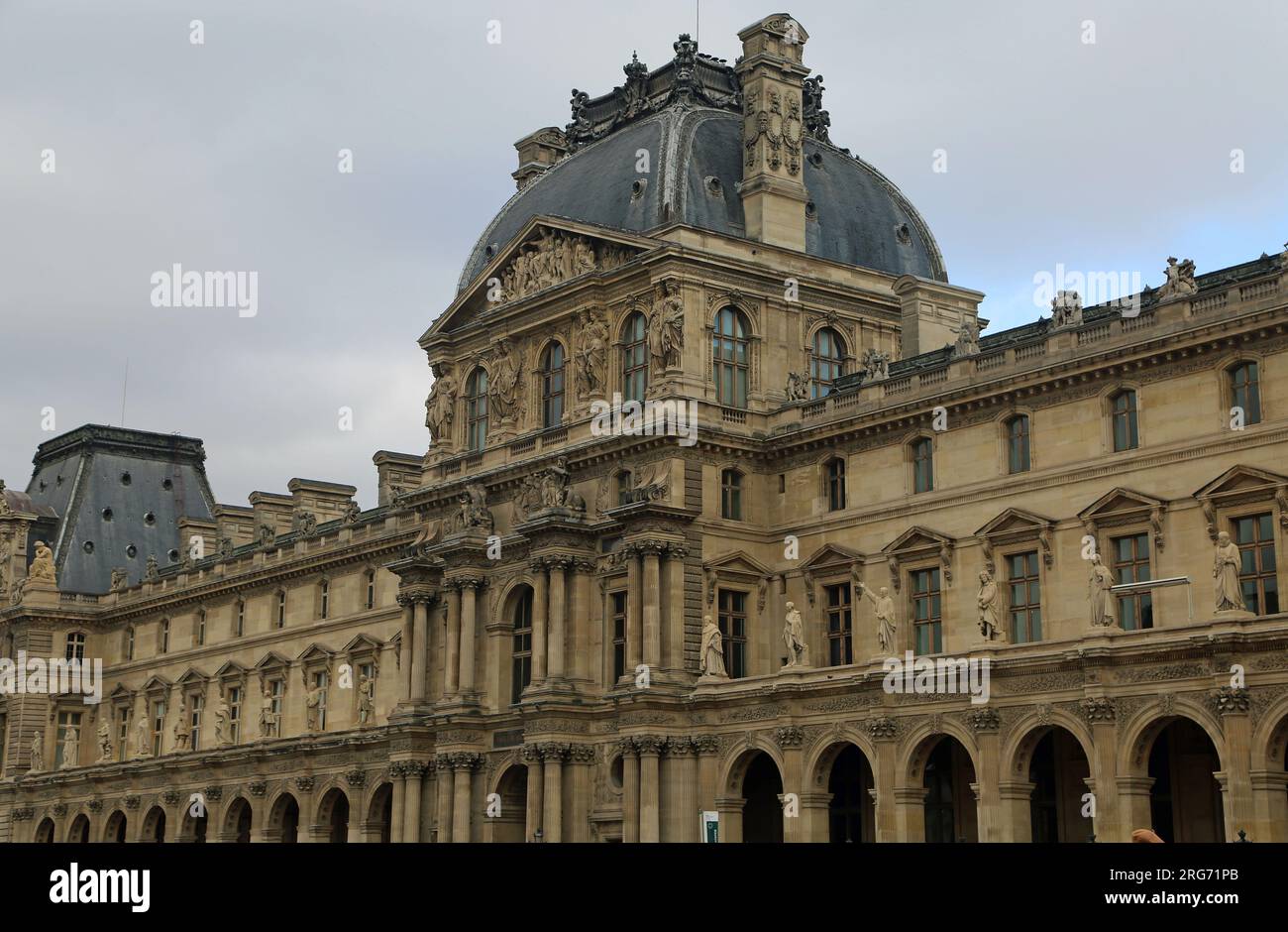 Louvre palace 18th century hi-res stock photography and images - Alamy